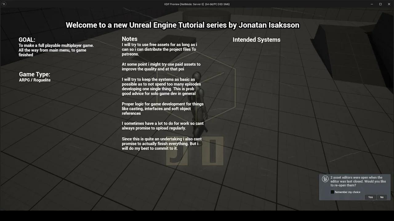 UE5 Multiplayer Game Tutorial 01 - Intro
