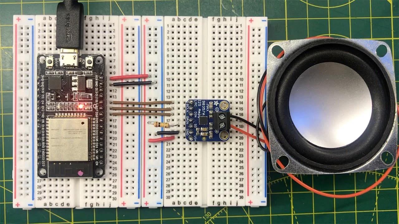 ESP32 Audio Output with I2S DMA and the MAX98357A Class D Amplifier ESP32 Audio Output with I2S DMA and the MAX98357A Class D Amplifier