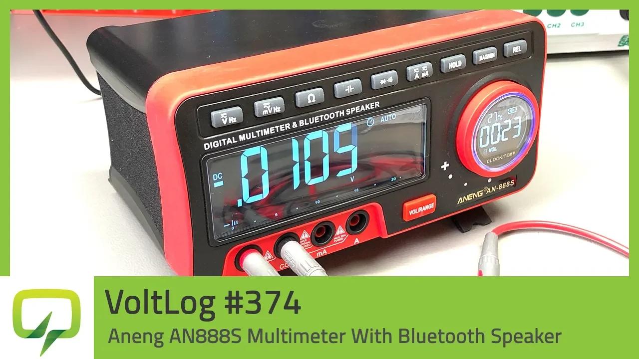 Aneng AN888S Multimeter With Bluetooth Speaker Review & Teardown - Voltlog #374