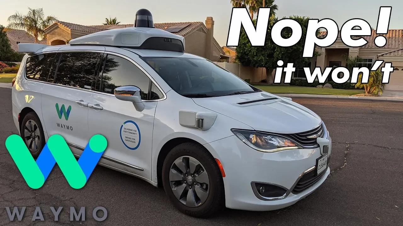Waymo Self Driving Taxi: Will it Run Over Birds? | JJRicks Rides With ...