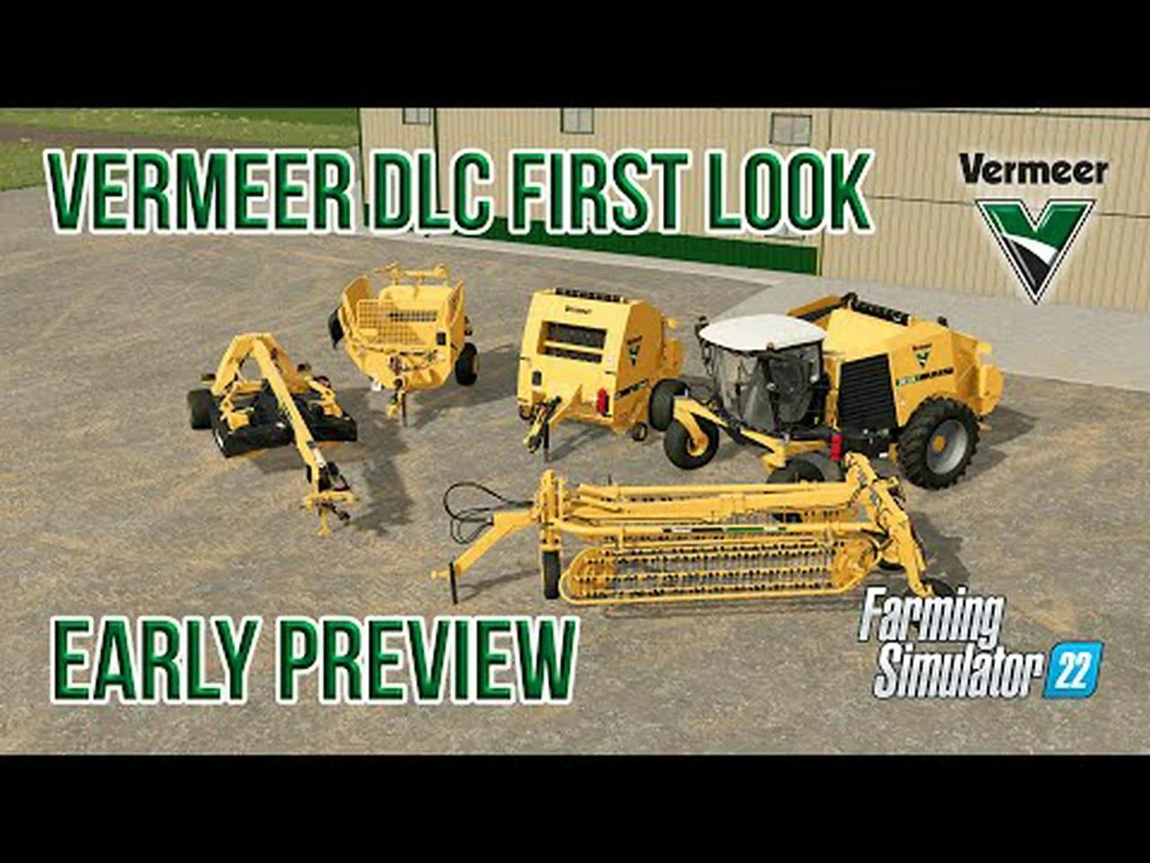 Early Preview of the NEW Vermeer DLC for Farming Simulator 22