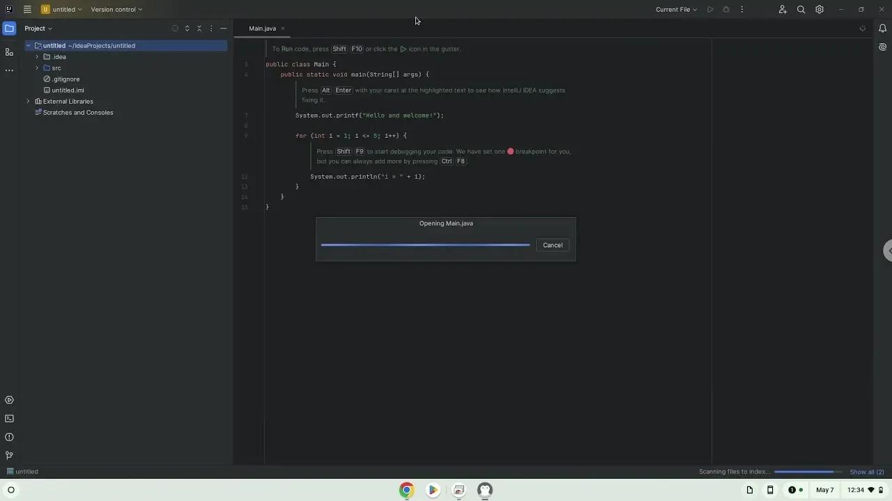 How to install Intellij Idea Community on a Chromebook in 2024