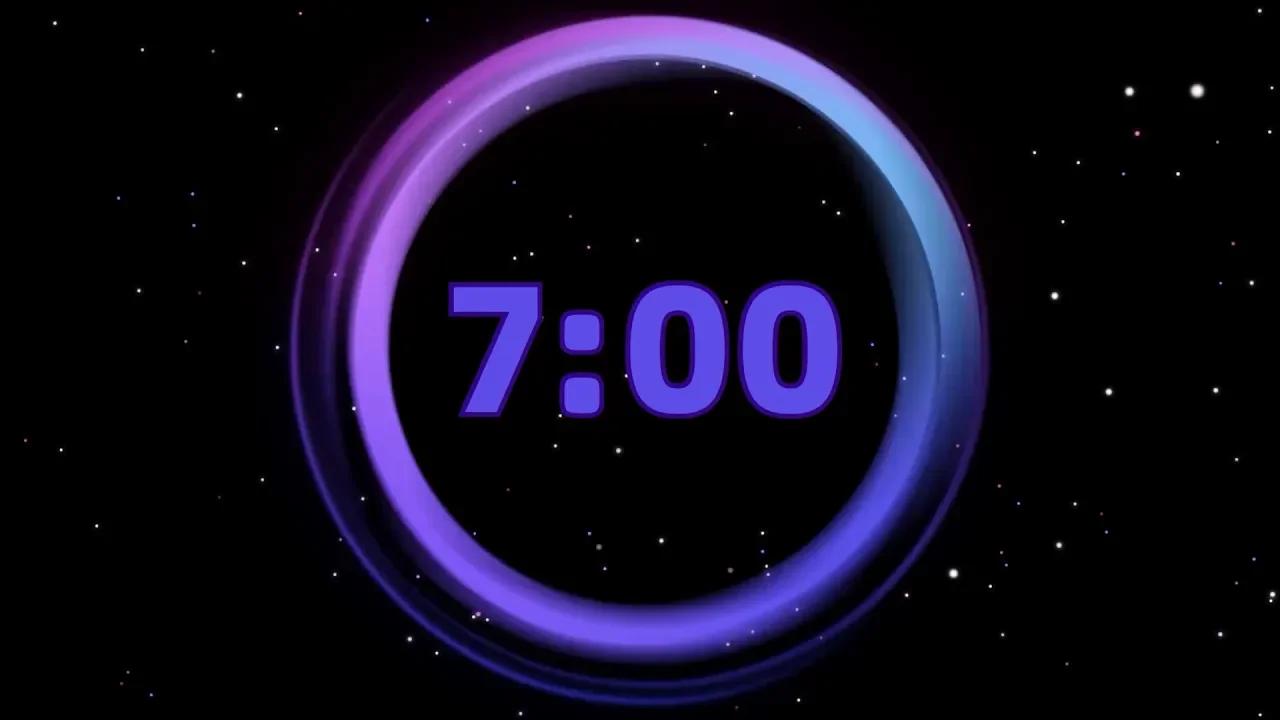 7 Minute Countdown Timer With No Copyright Background Music - Severe ...