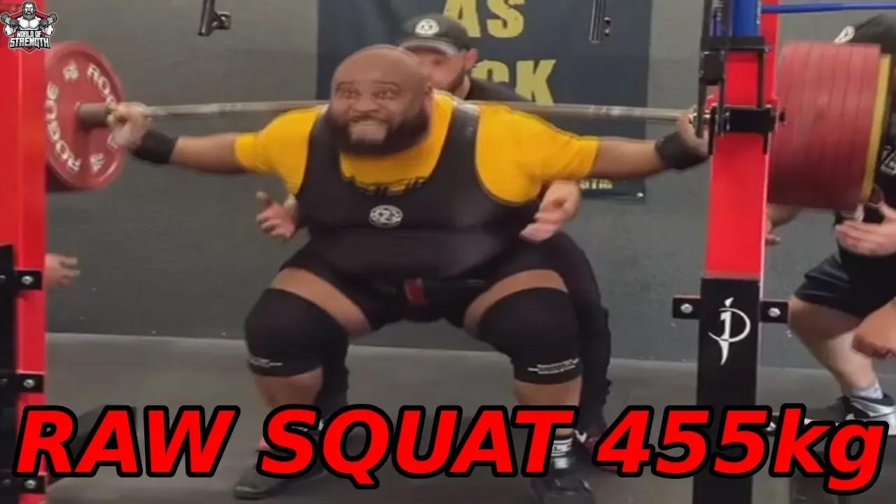 The Squat Monster Craig Foster - 455kg Raw Squat