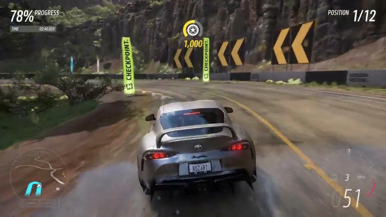 2020 Toyota Supra - Copper canyon sprint -Forza Horizon 5
