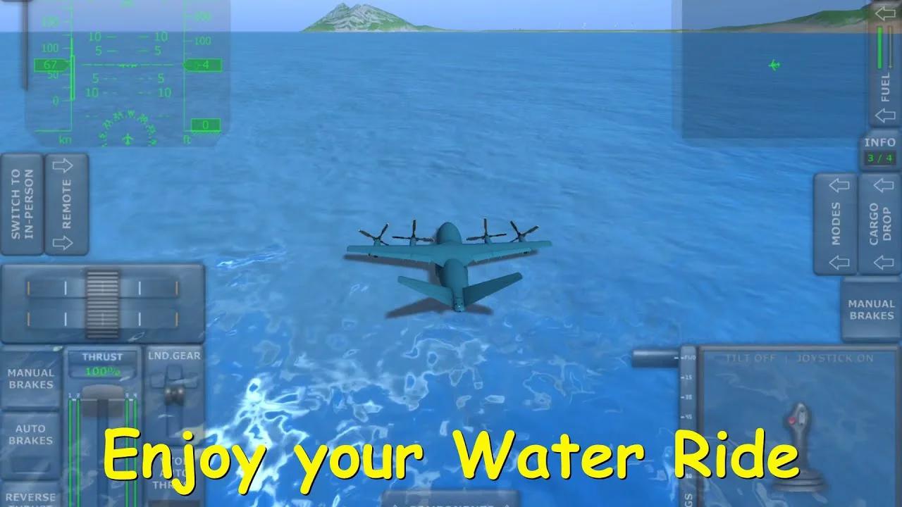 Riding the PV-40 across the Water | Turboprop Flight Simulator