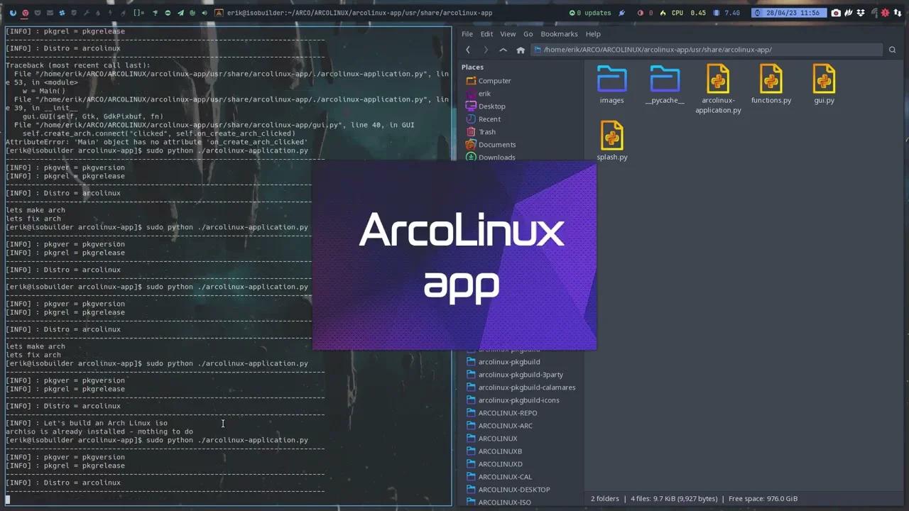 ArcoLinux : 3475 ArcoLinux App 8