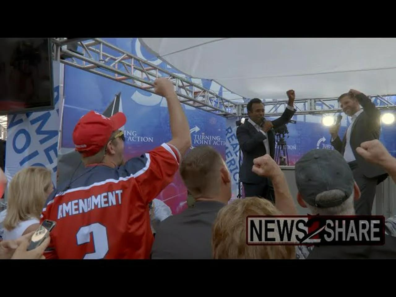 Vivek Ramaswamy and Eric Trump agree Donald Trump "Modern Day Lincoln ...