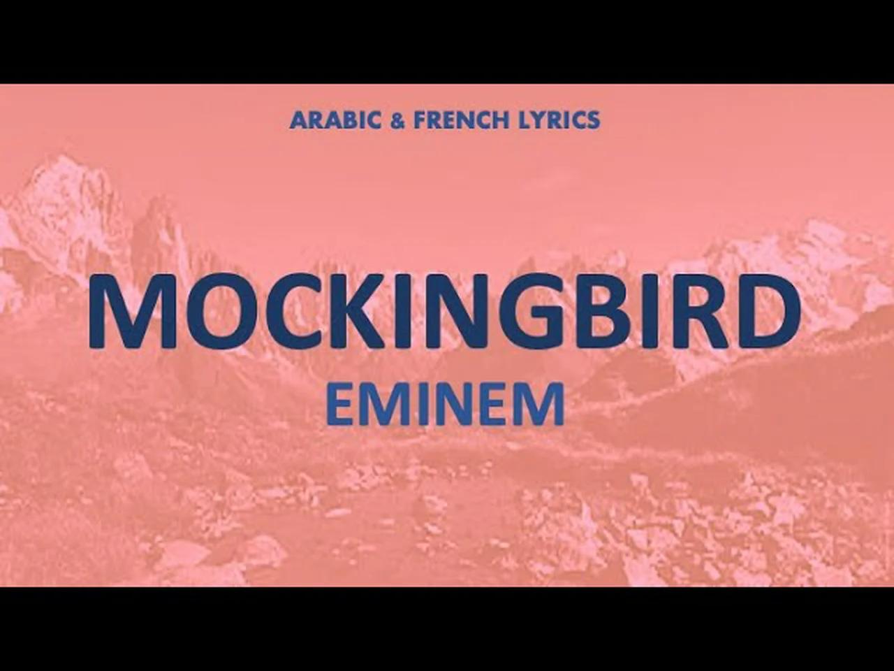 MOCKINGBIRD - Eminem (Arabic & French lyrics)