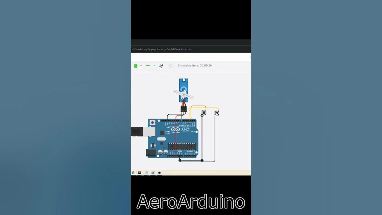 How to Control Servo #Motor #Arduino #Tinkercad #AeroArduino