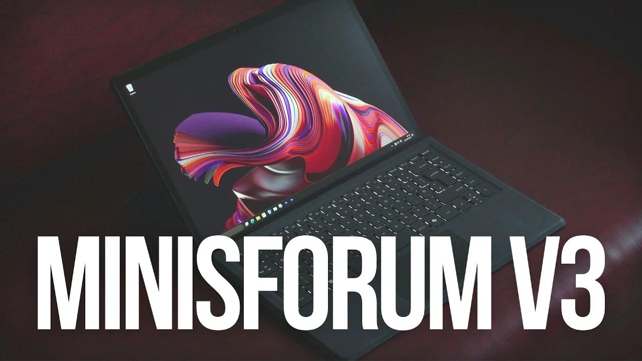 MINISFORUM V3: un INCREDIBILE 3-IN-1 per WINDOWS e LINUX