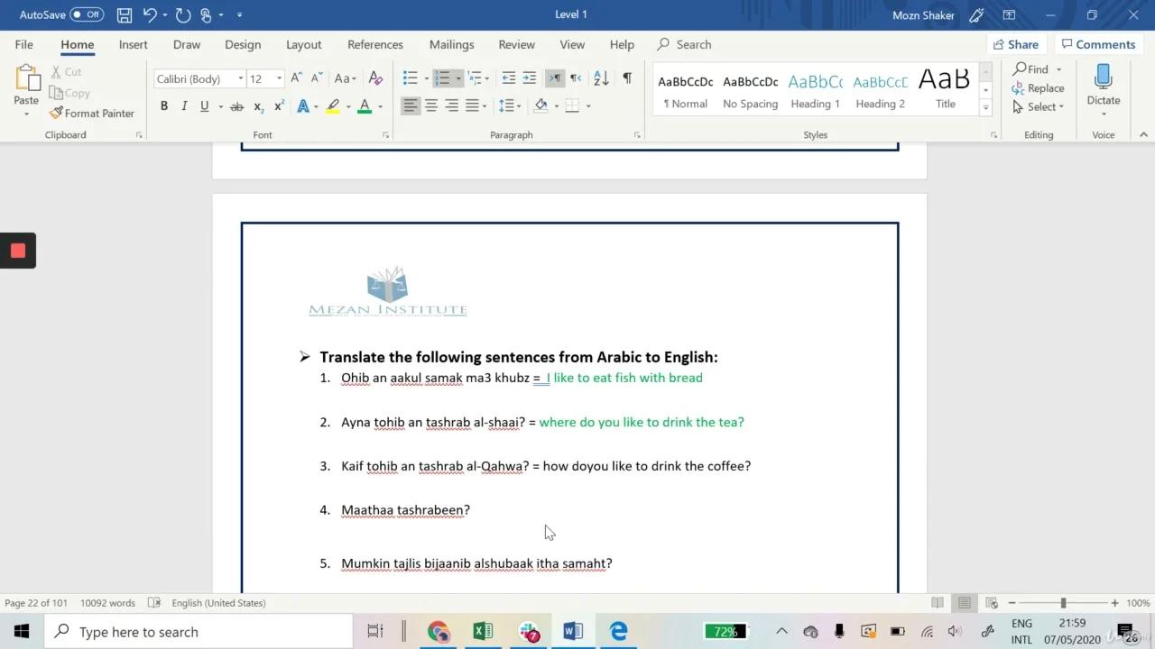 Unit 2 - At the Restaurant! Order Food and Drinks! - Lesson 05 ...