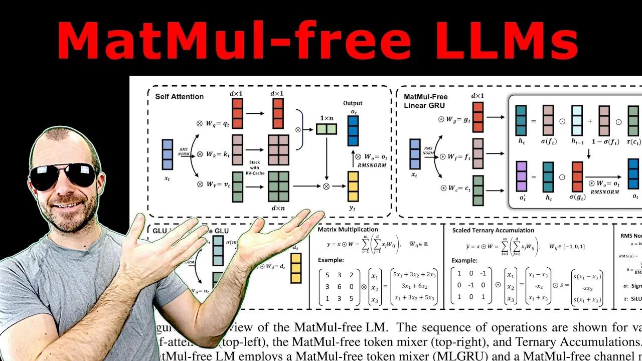 Scalable Matmul Free Language Modeling Paper Explained