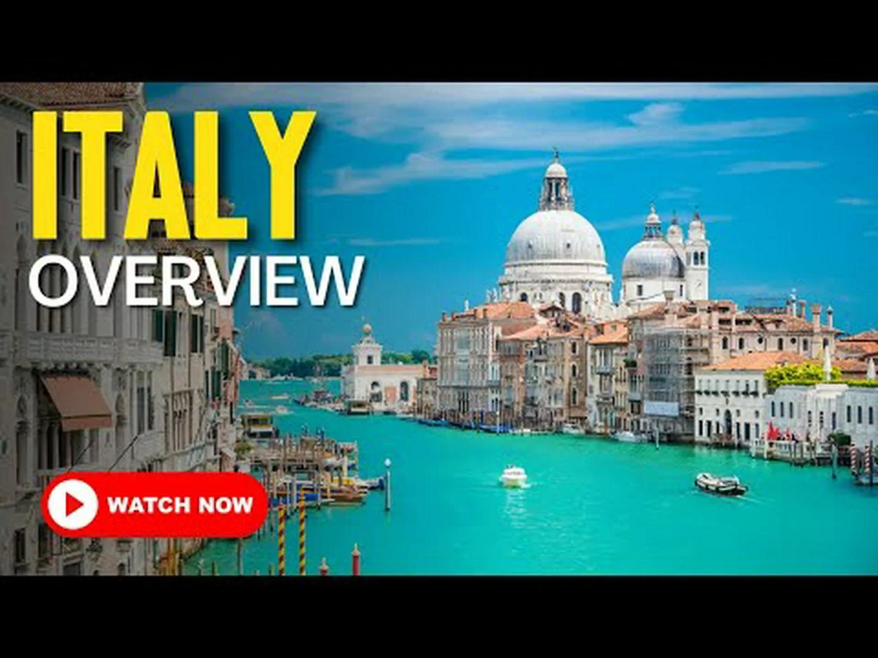 Overview of Italy | Country Profile