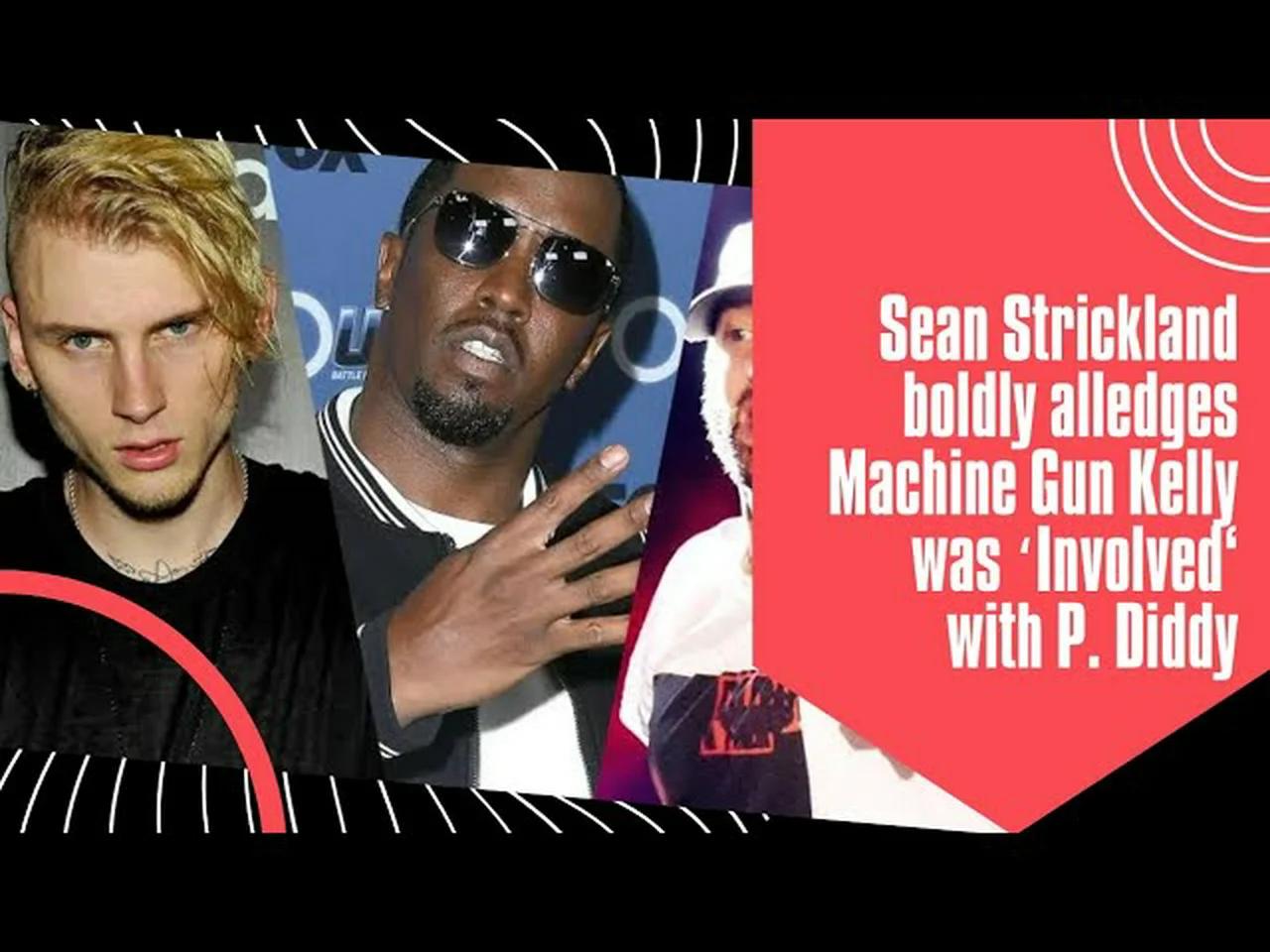 "SHOCKING Sean Strickland Claims Machine Gun Kelly Was ‘IN BED’ with P ...
