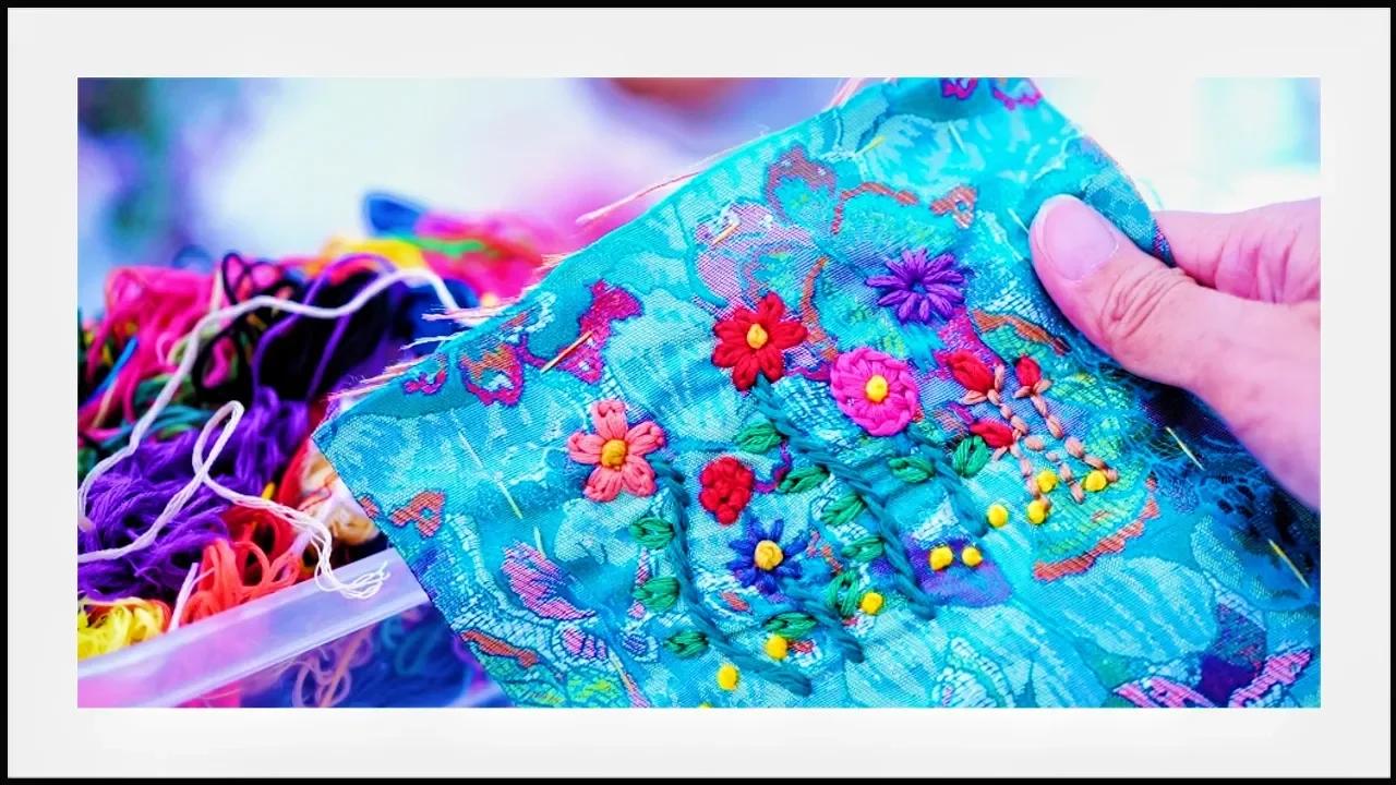 💎Using Leftover Fabric and Some Embroidery Thread to Create a Coin ...