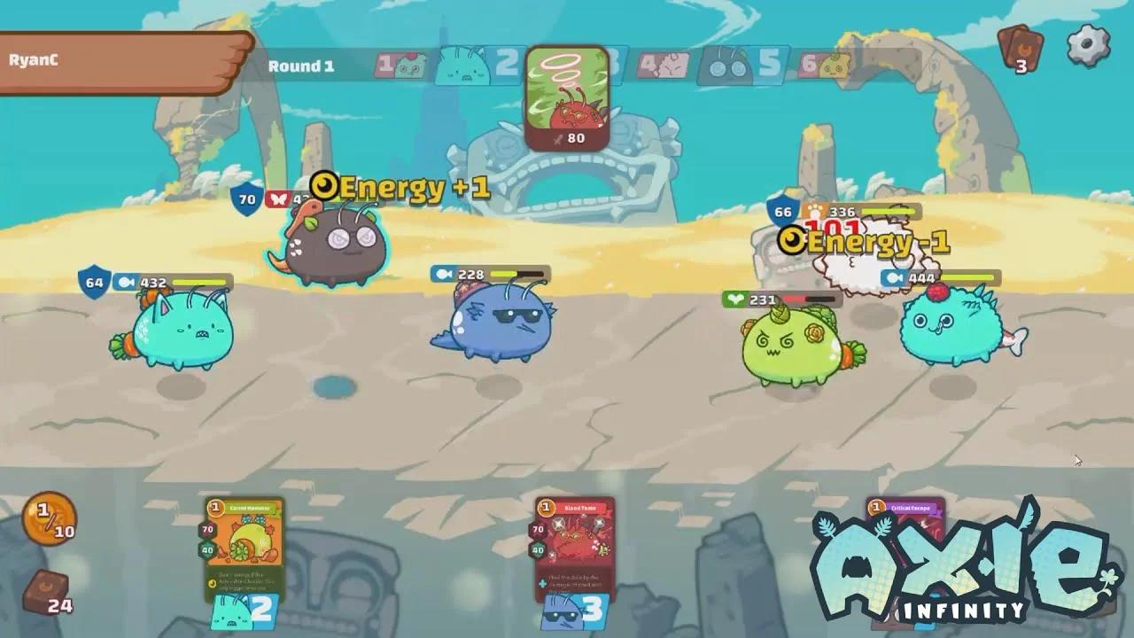 Daily Axie Infinity Arena Grind (Energy Stealing Team)