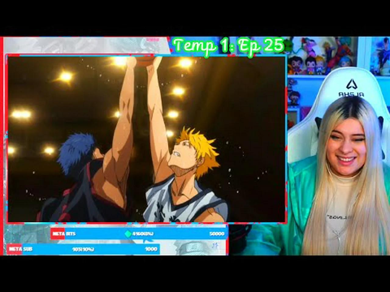 Mariana Alpha - Aomine Vs Kisse A Grande Final Kuroko No Basket Ep 25 [ React ]