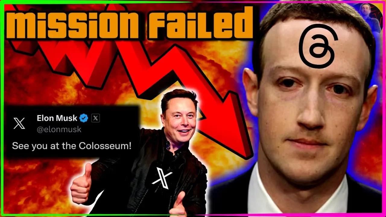 Elon Musk DESTROYS Mark Zuckerberg in the GREAT APP WAR! Threads is ...