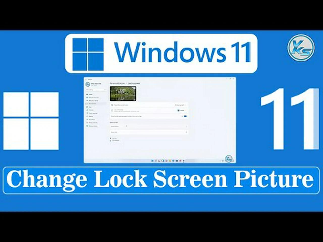 Windows 11 - How To Change Lock Screen Picture or Make A Slideshow