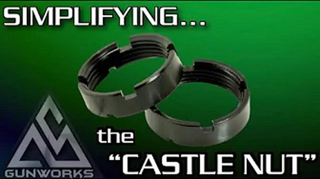Simplifying the AR “Castle Nut”. Buffer tube extension nut install made ...