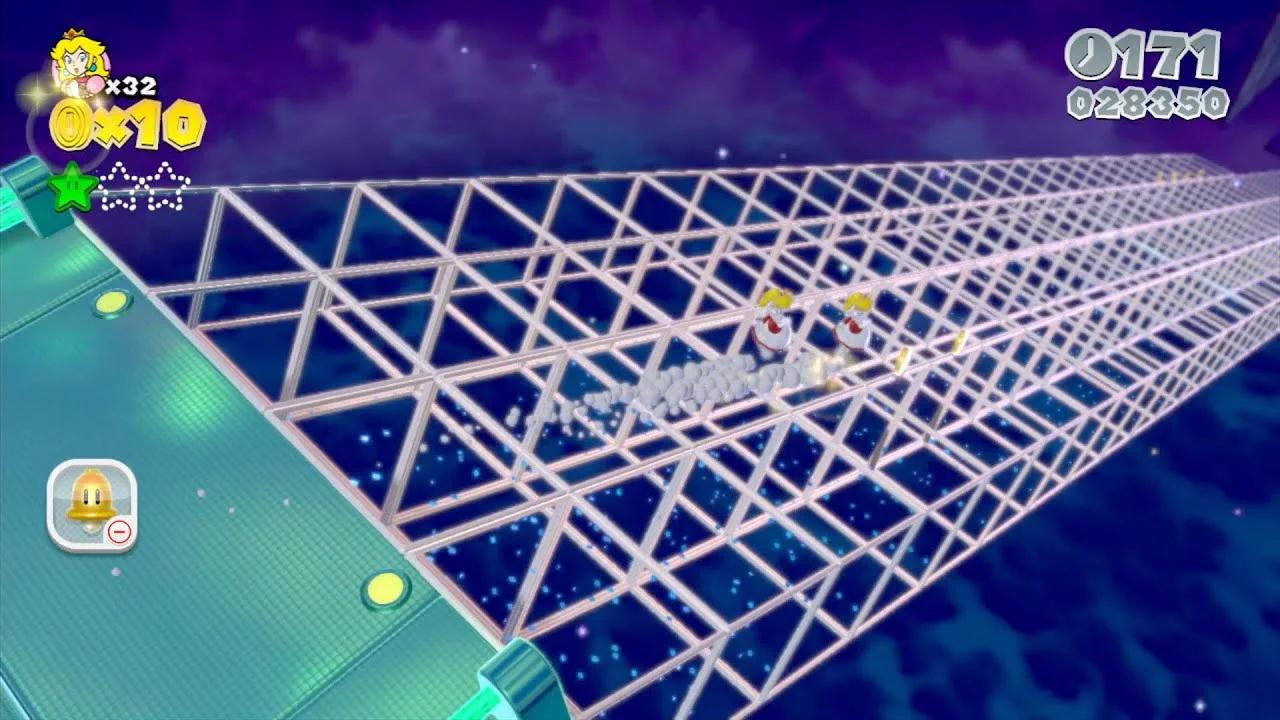 Super Mario 3D World | World 4-A - Brolder Blockade -World 4-3 Beep ...