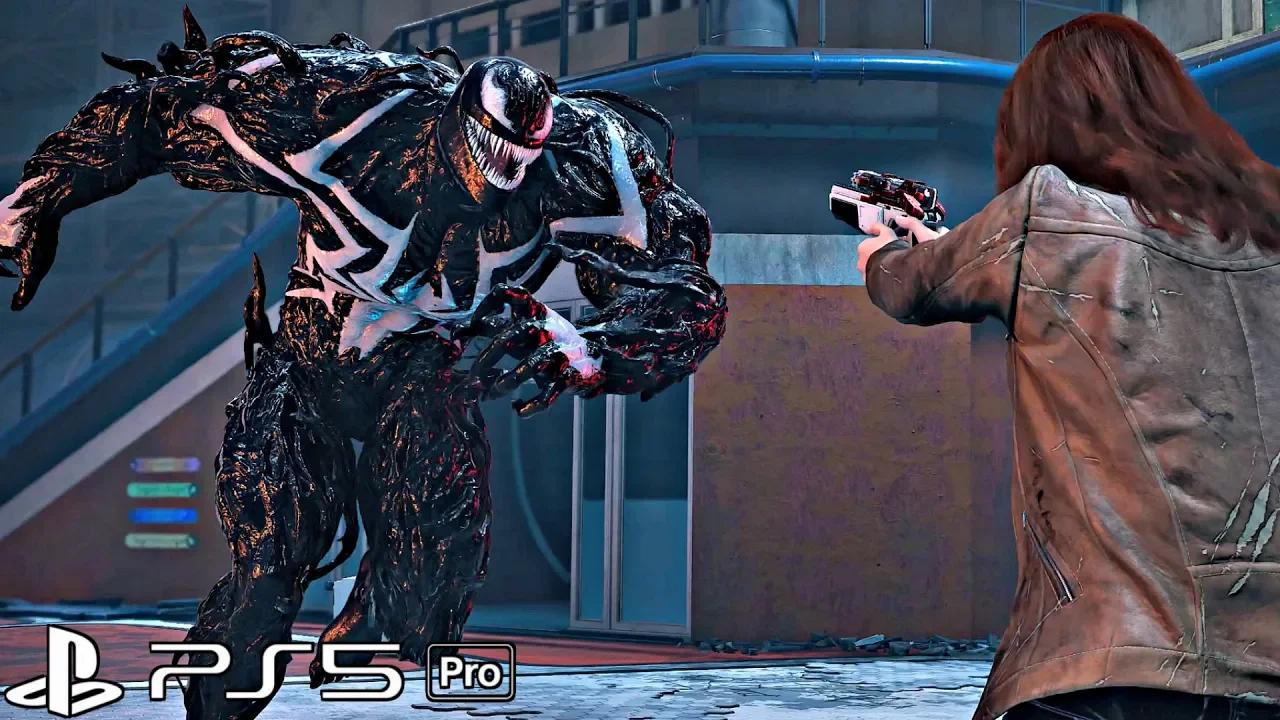 Symbiote Spider-Man vs Venom Boss Fight Scene (PS5 Pro) 4K 60FPS