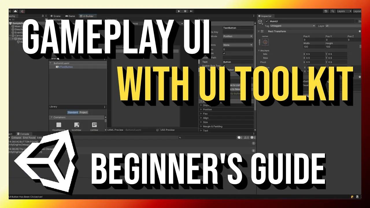Making Ui For Games With Ui Toolkit ~ Unity 2022 Beginners Guide To Ui