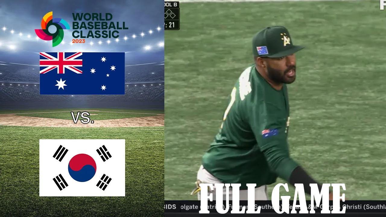 Australia vs. Korea Republic FULL GAME Highlights | WBC Highlights ...