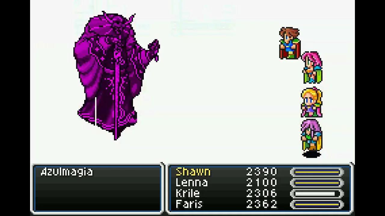 Final Fantasy V Advance - Interdimensional Rift - Azulmagia