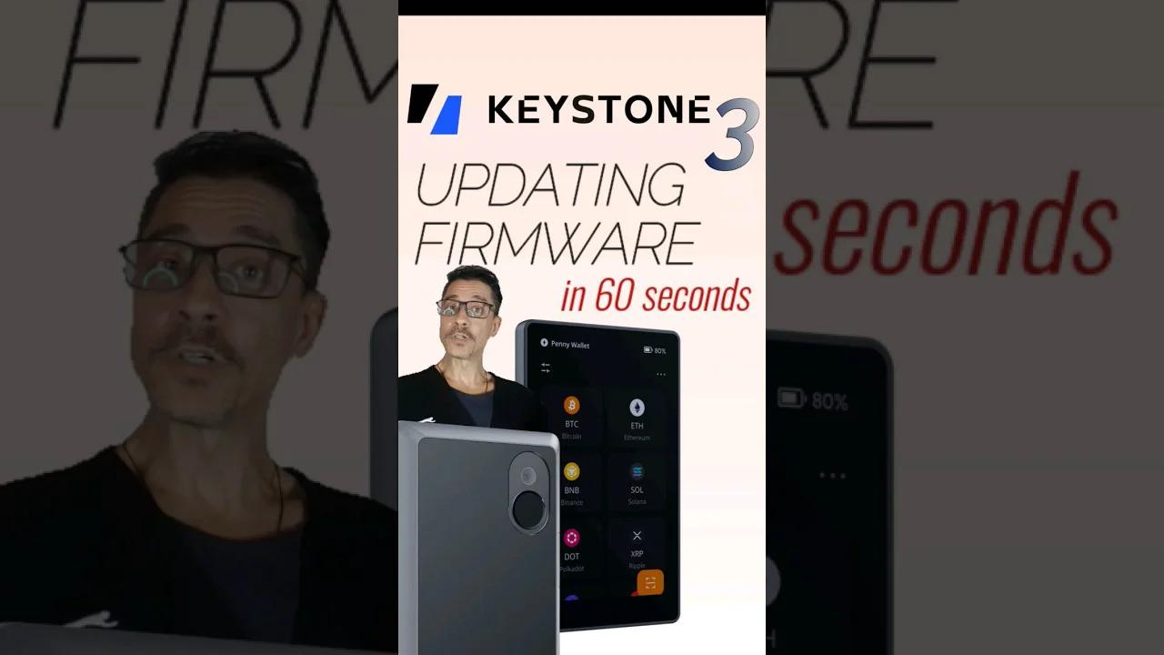 Keystone 3 : Firmware Update Guide #cryptocorner #bitcoin #crypto