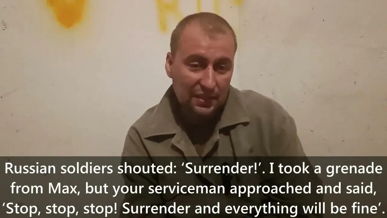 Ukrainian military medic POW: Russians help our wounded but our own ...