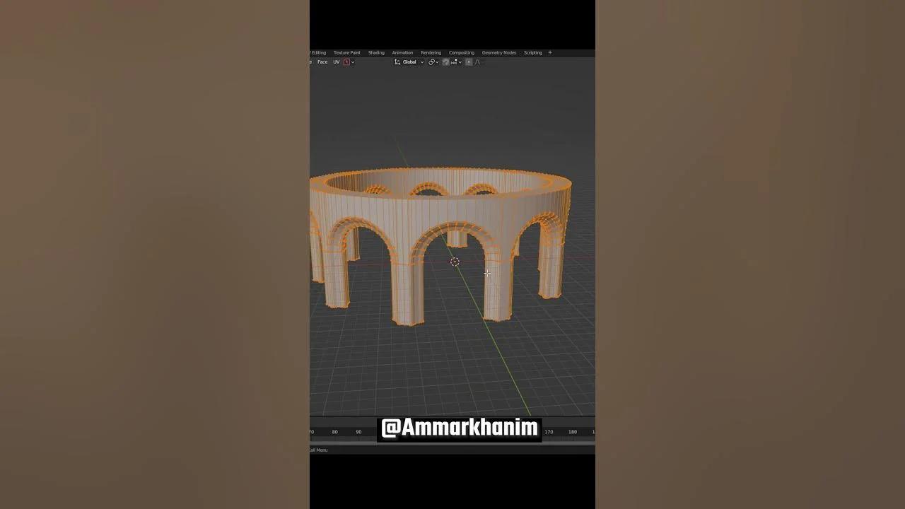 Gothic Architecture Modeling in Blender 3.5 | Ammar Khan