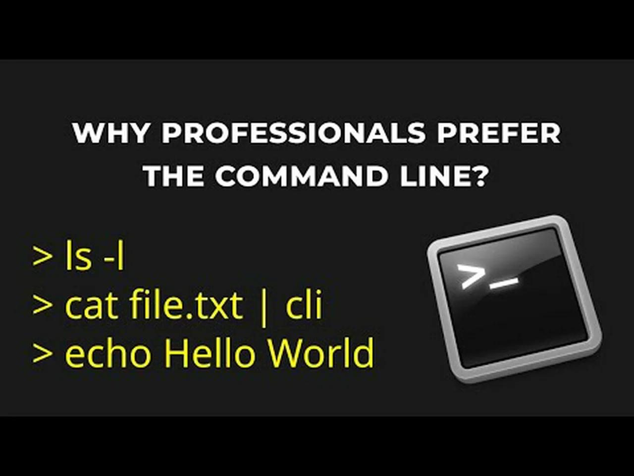 Why Programmers Prefer The Command Line