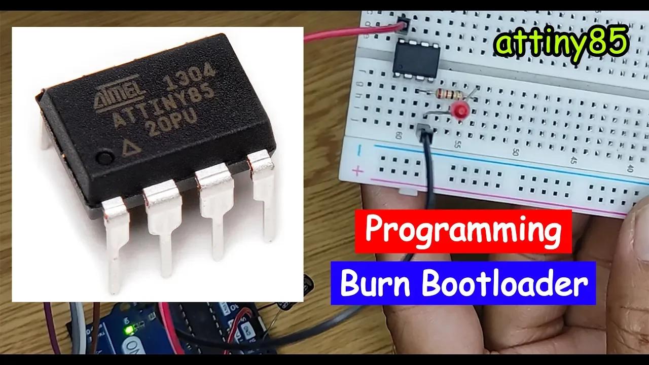 How To Program Attiny85 Microcontroller With Arduino Uno Programming 0382