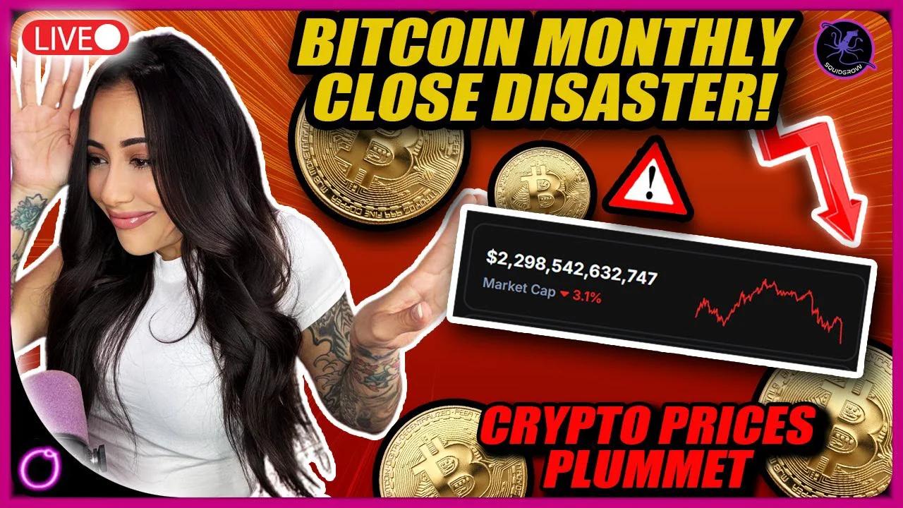 Bitcoin Monthly Close Disaster! Crypto Prices PLUMMET