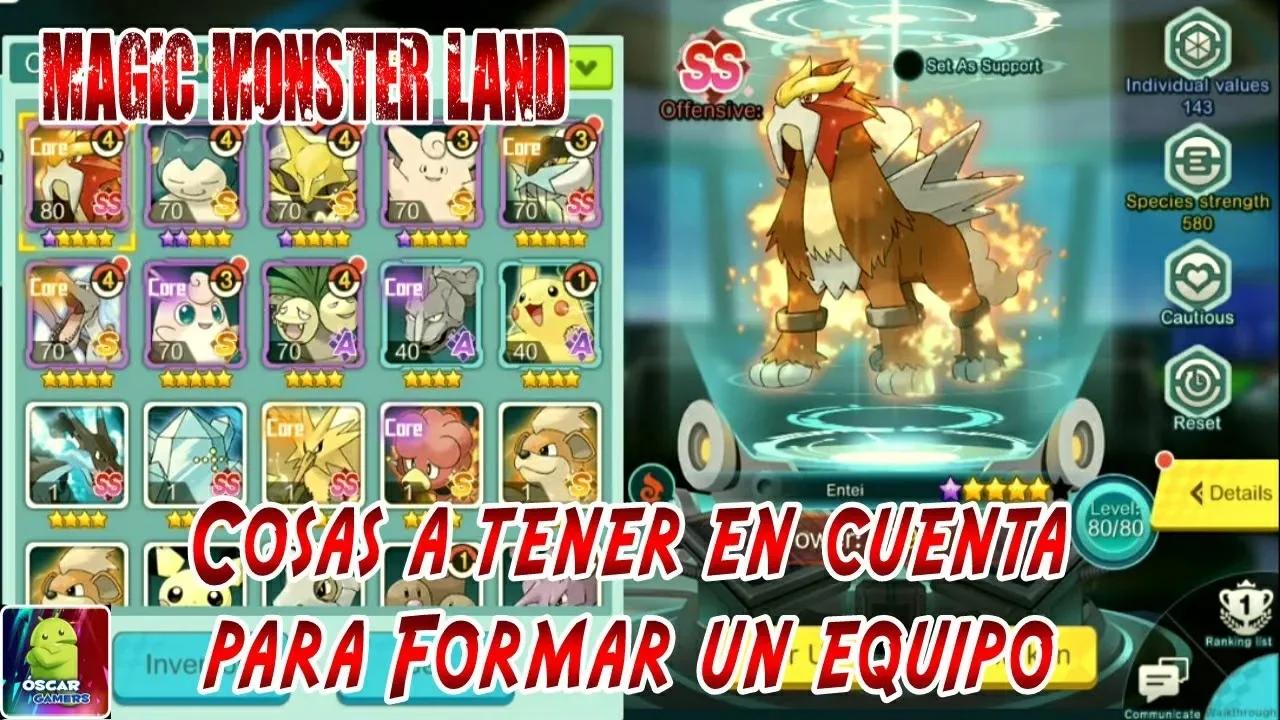 Tips Para Crear Una Alineación de Equipo | Magic Monster Land en Español