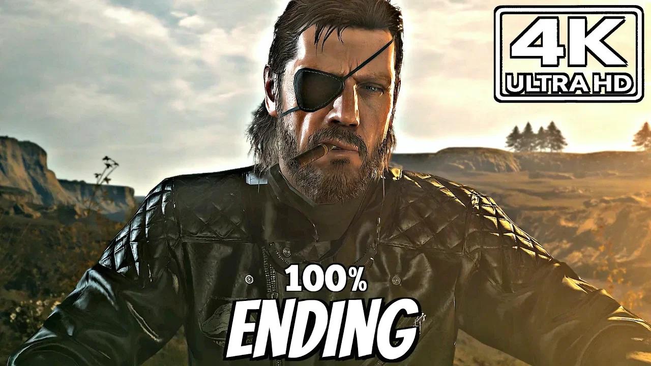 MGS5 Remaster - True Ending (4K 60FPS) Truth of Big Boss and Venom ...
