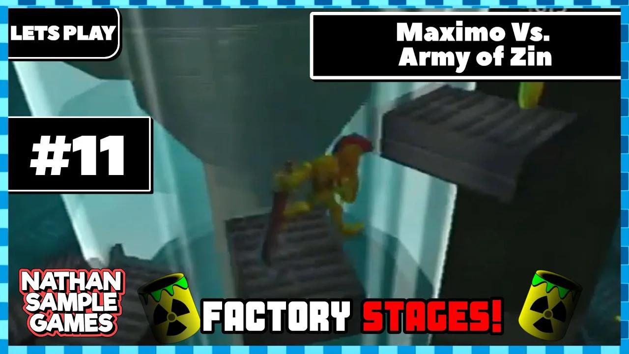 Maximo Vs. Army of Zin (PS2) #11 - Factory Stages are fun!│Nathan Sample Games