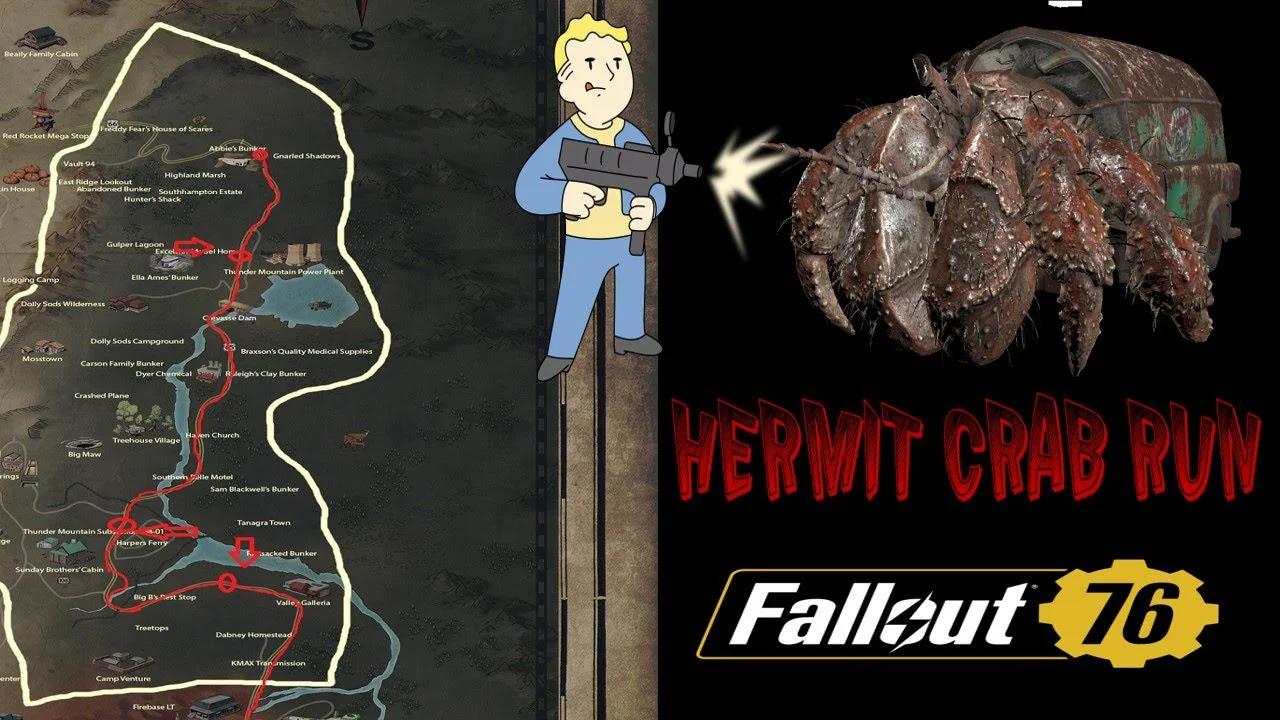 Fallout 76 | Hermit Crab Run | Fallout 76 Gameplay