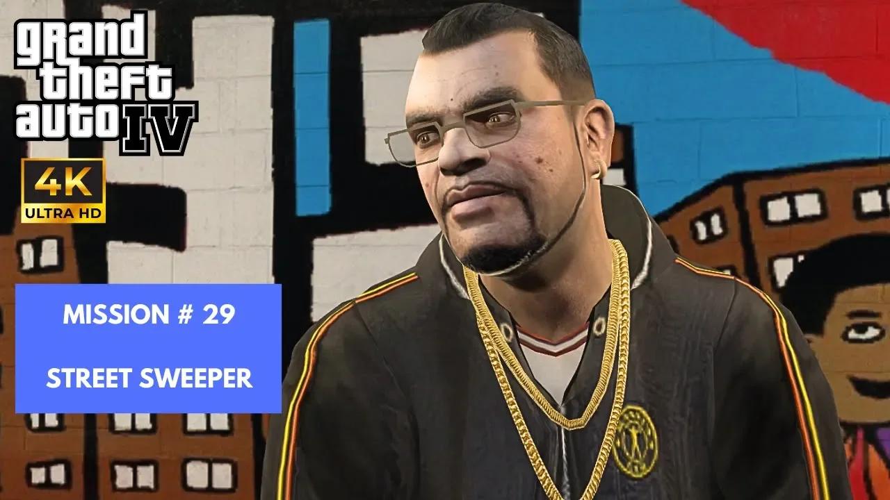 Grand Theft Auto IV | Mission - Street Sweeper | 4K PC Gameplay