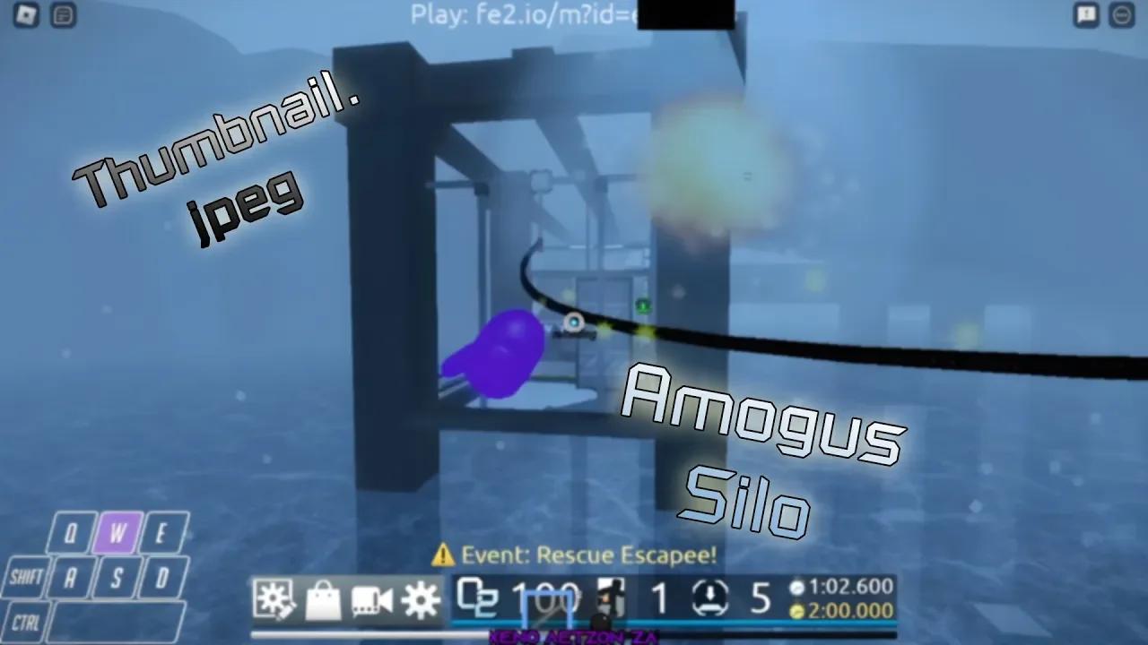 The Amogus with Explosive Gears on Decaying Silo 🤨 | Roblox - Flood ...
