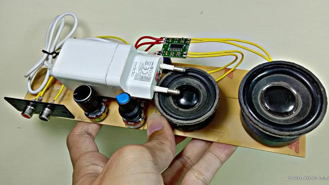 HOW TO MAKE A CLASS D POWER AMPLIFIER MACHINE ELECTRONICS PROJECT USING ...