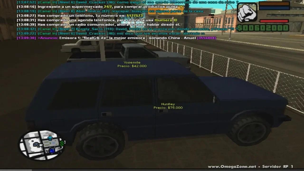 OMEGAZONE RP - Primera vez en el servidor | SAMP #PARTE 1