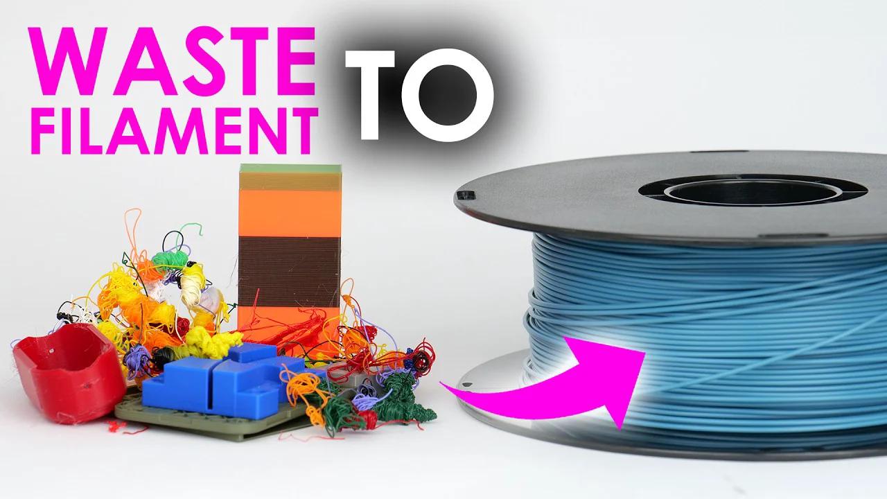 Recycling Failed 3D Prints with a DIY Filament Extruder: Artme3D