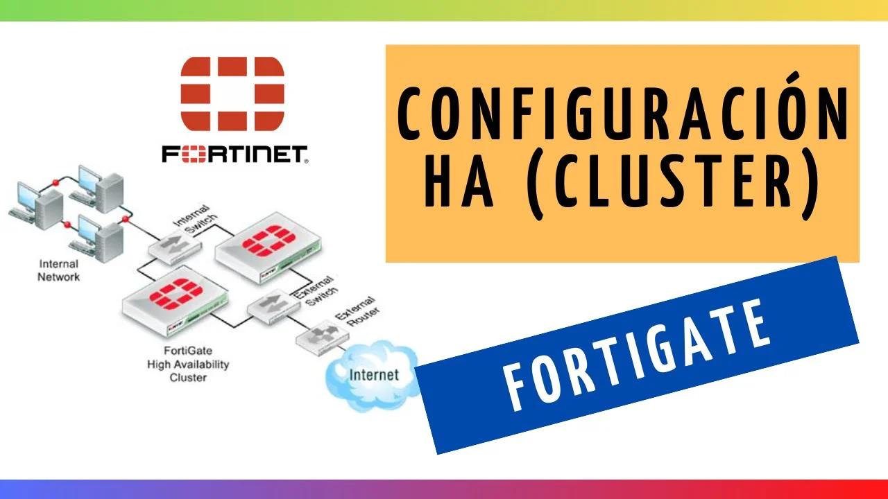 Cómo configurar HA en FORTIGATE (cluster) - CURSO FORTINET