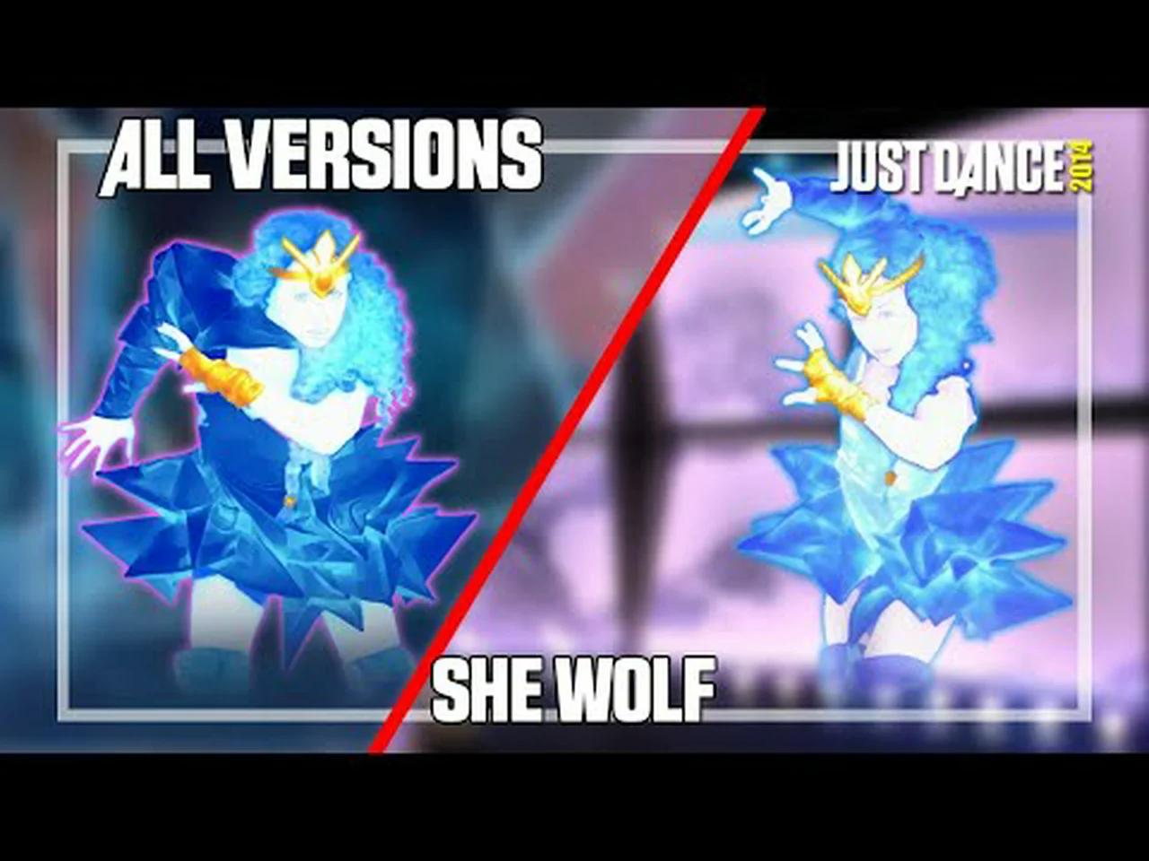JUST DANCE COMPARISON - SHE WOLF | David Guetta ft. Sia | CLASSIC VS BATTLE