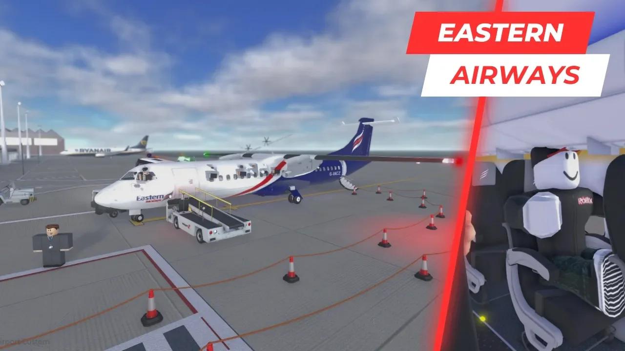 ROBLOX Airline Flight Review | Eastern Airways | ATR72-600 | Economy Class