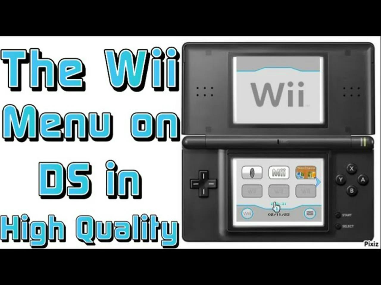 What if the Wii Menu was on the Nintendo DS? (Wii4DS) (HQ)