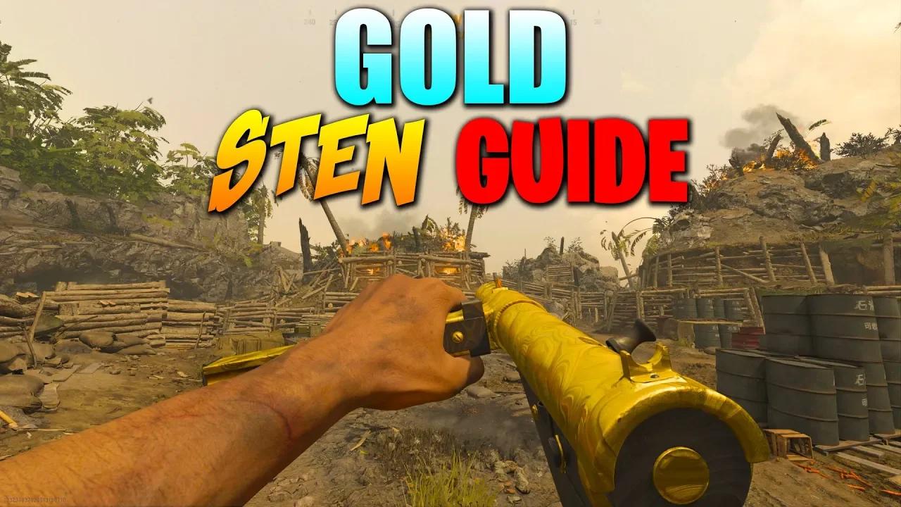 How to get the STEN Gold in Vanguard (Call of Duty: Vanguard)